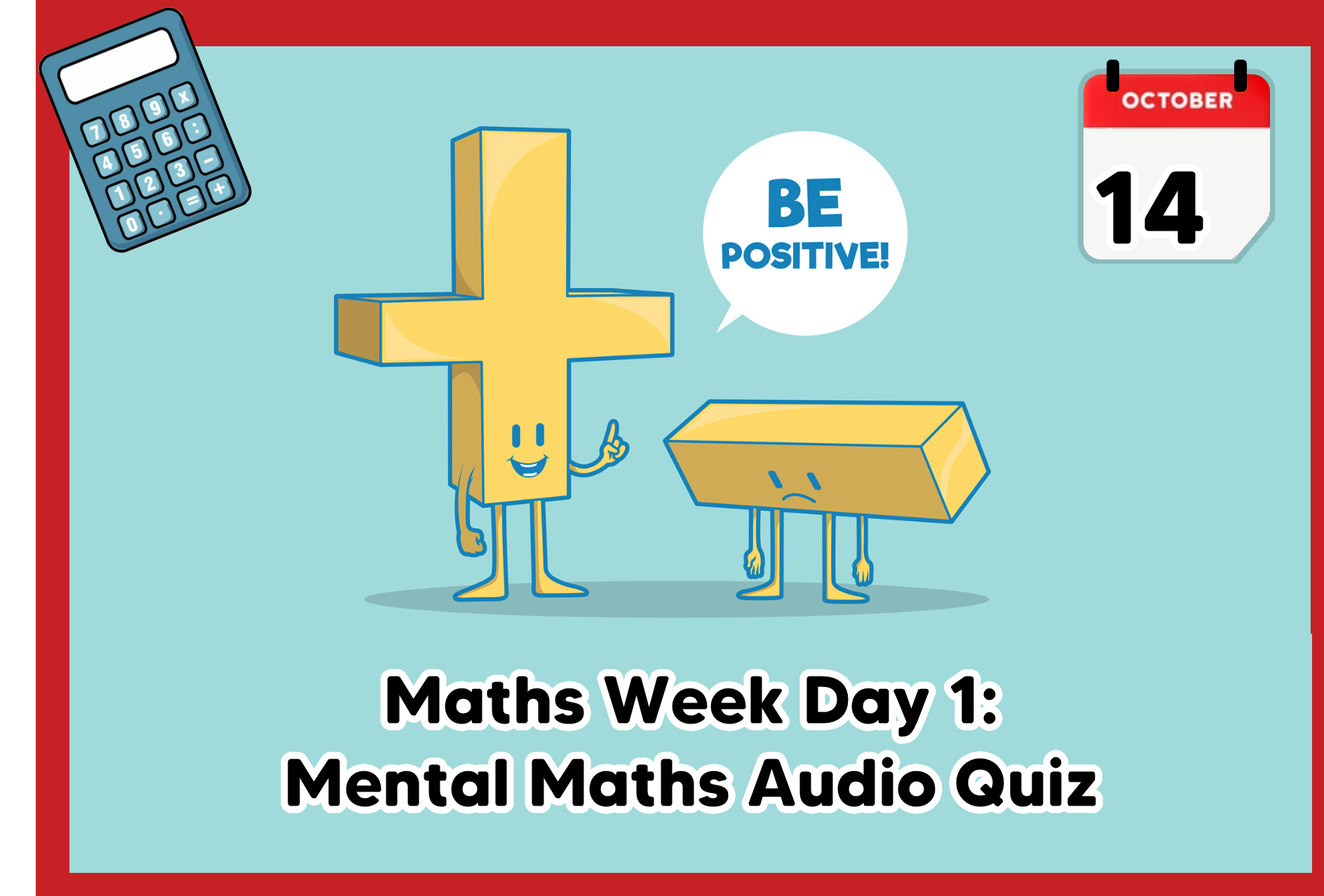 MATHS WEEK Day 1: Mental Maths Audio Quiz